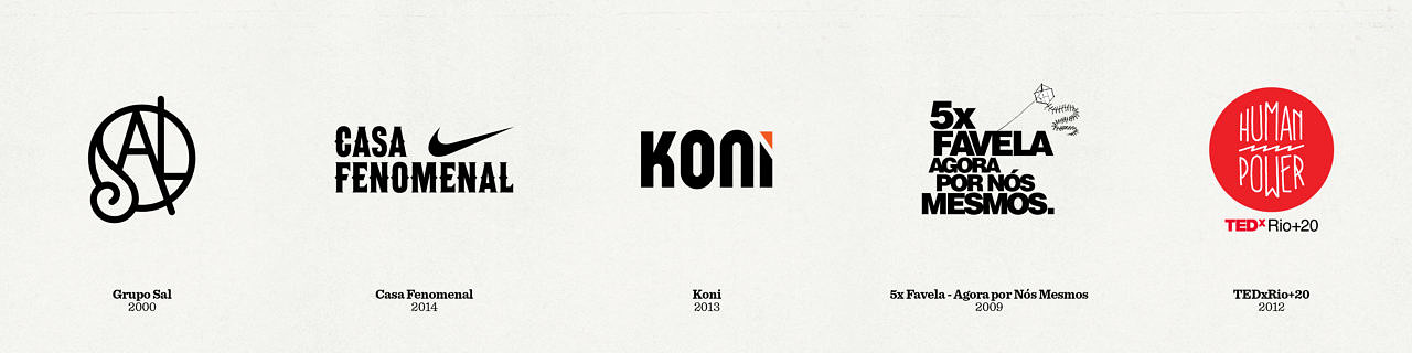 15 logos em 15 anos de Sal — Grupo Sal
