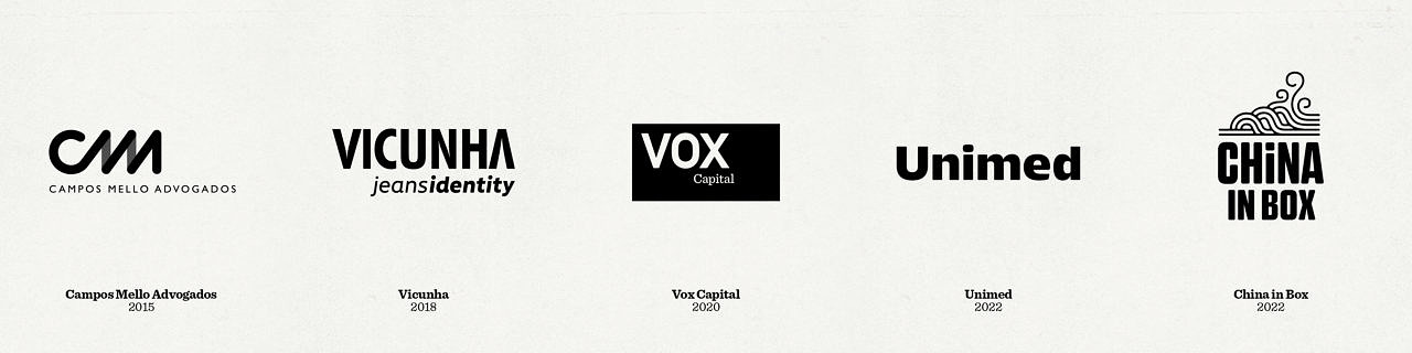 15 logos em 15 anos de Sal — Grupo Sal